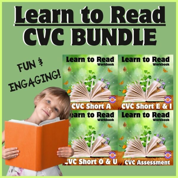 Learn to Read | CVC BUNDLE - My Teaching Library | MyTeachingLibrary.com
