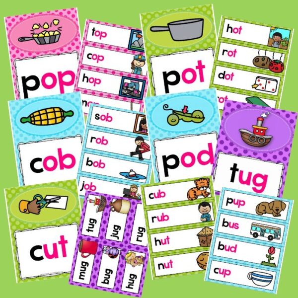 Learn to Read | CVC Short O and U – Phonics Workbook - My Teaching ...