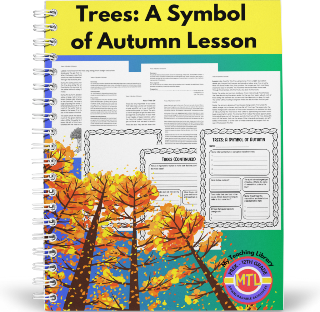 Trees: A Symbol of Autumn Lesson - My Teaching Library ...