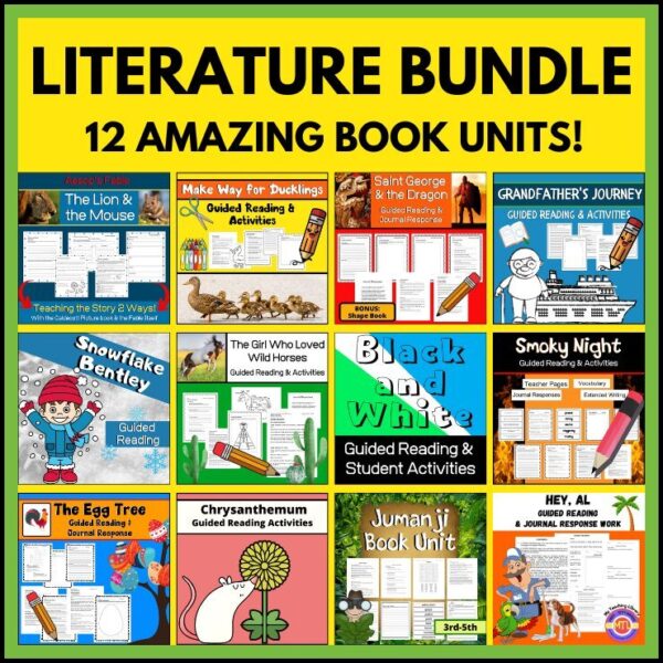Literature BUNDLE | 12 Amazing Book Units - My Teaching Library ...