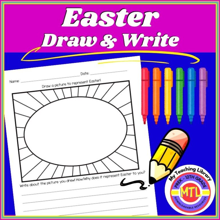Easter Cursive Handwriting Sheets - My Teaching Library ...