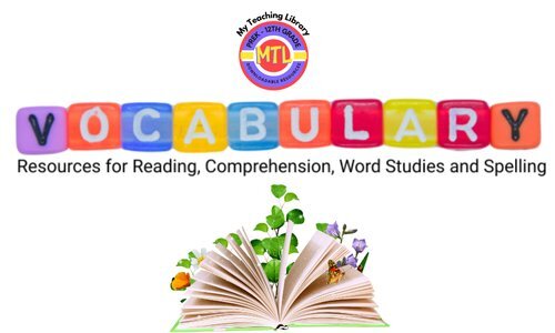 Vocabulary Resources - My Teaching Library | MyTeachingLibrary.com