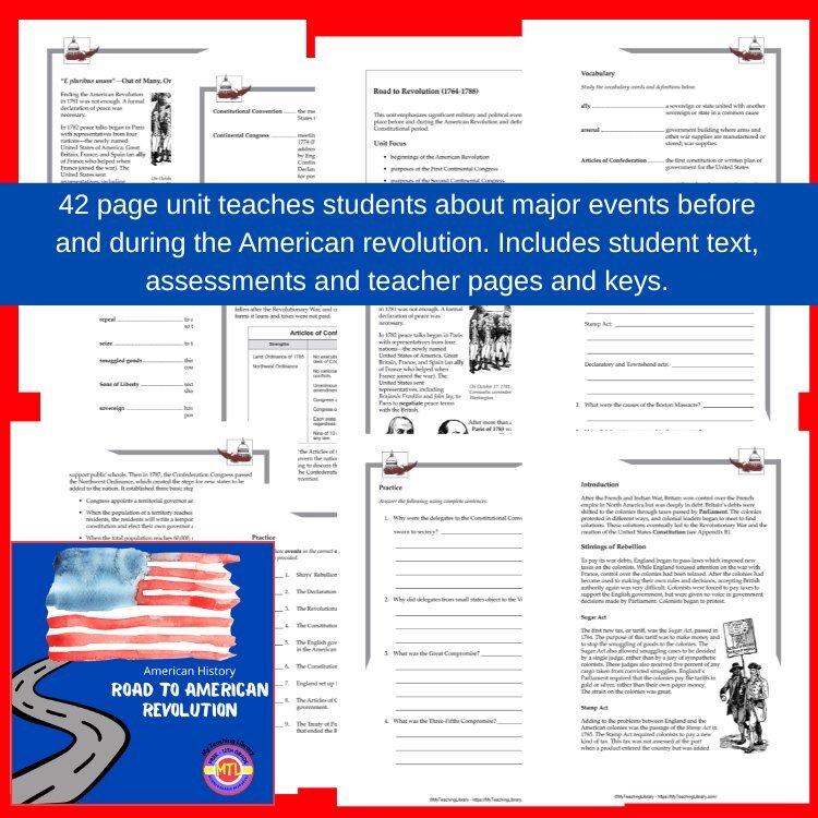 Road to Revolution | American History - My Teaching Library ...